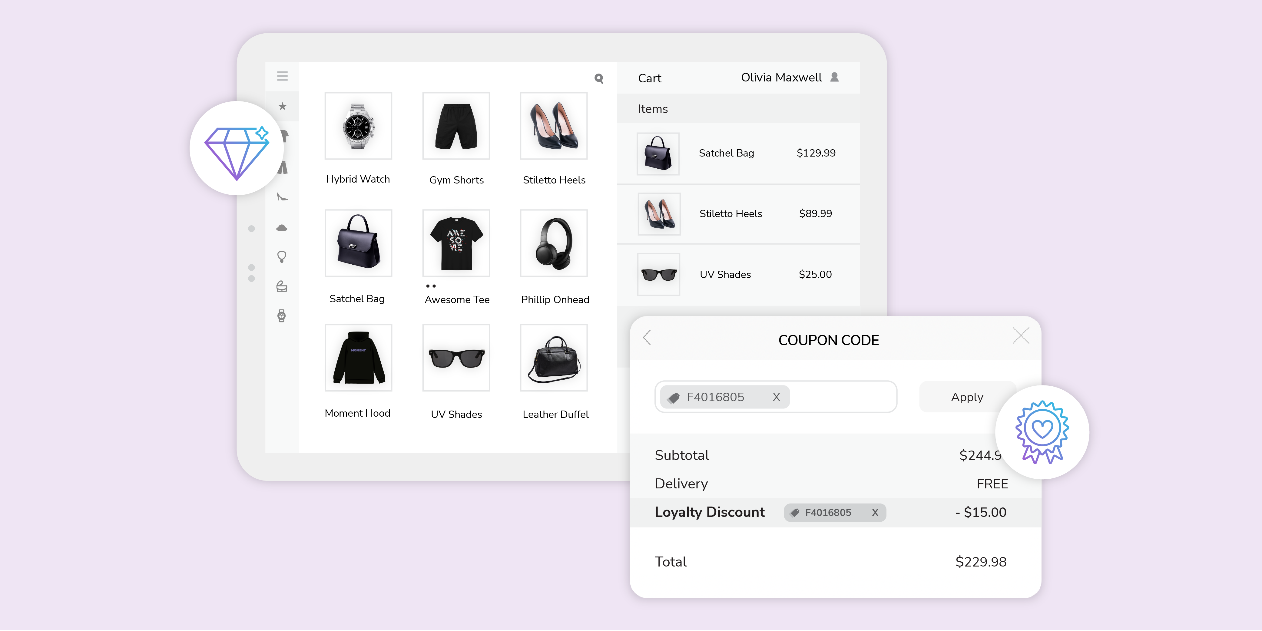 Redeeming loyalty coupons through a POS system